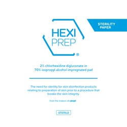 HEXI PREP | Sterile Skin Disinfection Pad | GAMA Healthcare